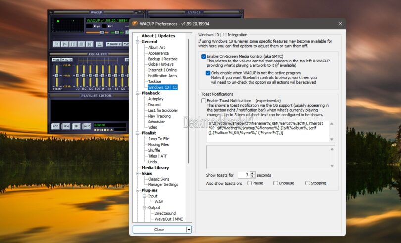 Winamp (WACUP) 1.99.20.19994 als öffentliche Preview - Deskmodder.de