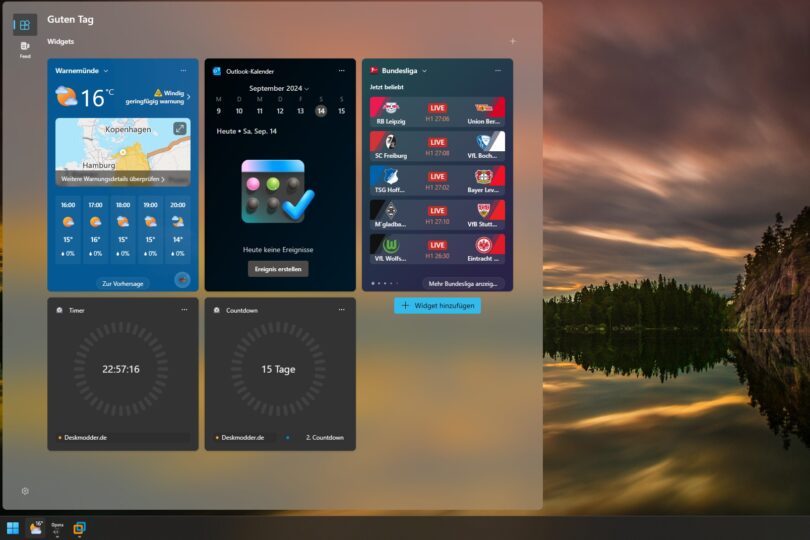 Uhr App bringt Countdown und Timer Widget mit - Deskmodder.de