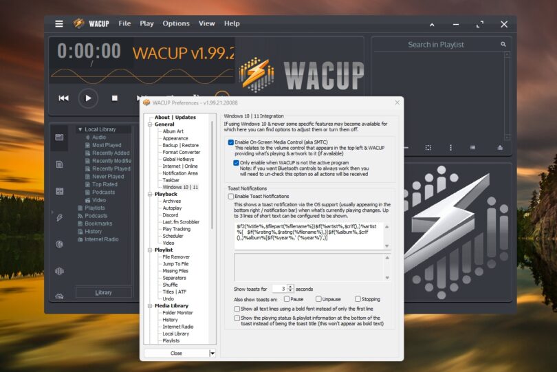 Winamp (WACUP) 1.99.27.21102 Archiv - Deskmodder.de