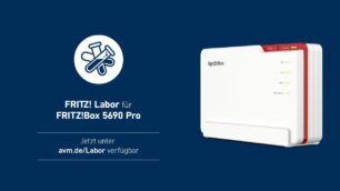 FRITZ!Box 5690 Pro mit einem neuen FRITZ!OS 8.01 Labor-Update als Test ...