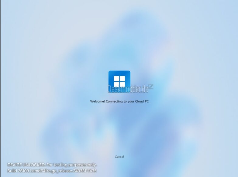 Windows 11 NXT Cloud PC (CPC) beinhaltet "fast" nichts - Deskmodder.de