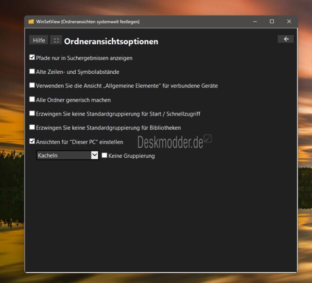 WinSetView 3.0 erschienen Datei Explorer Einstellungen schnell ändern ...
