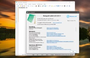 Notepad3 6.24 als Stable mit vielen neuen Funktionen erschienen ...
