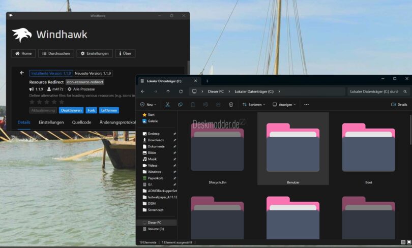 Windows 11 Icon Theme Packs ganz einfach mit einem Windhawk Mod ändern - Deskmodder.de