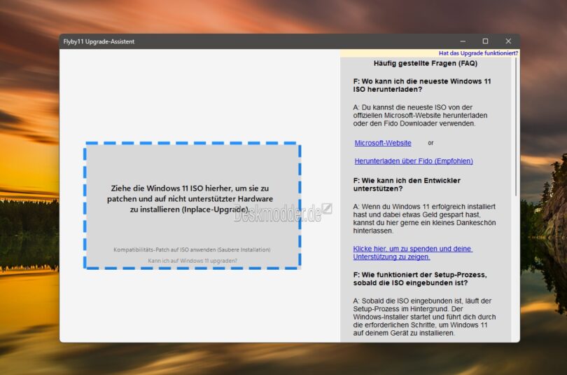 Flyby11 jetzt auch in Deutsch [Update] - Deskmodder.de