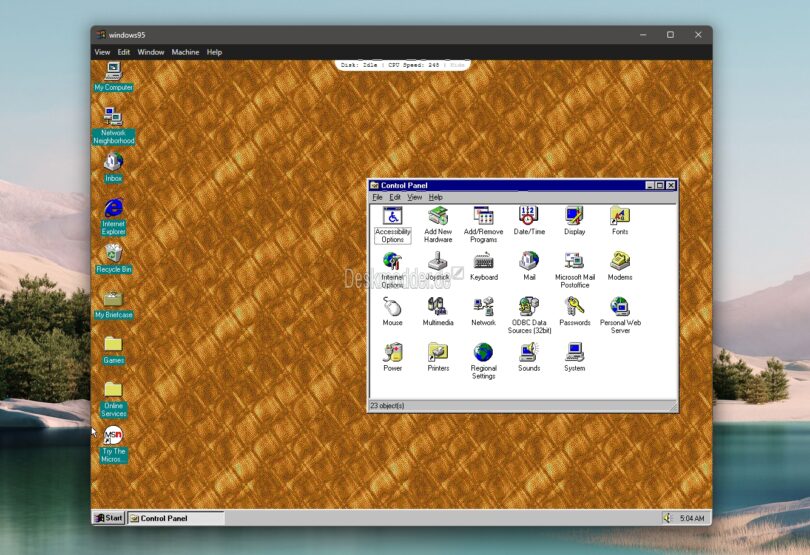 Windows 95 als App in der Version 4.0 erschienen - Deskmodder.de
