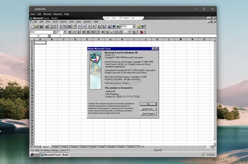 Windows 95 als App in der Version 4.0 erschienen - Deskmodder.de