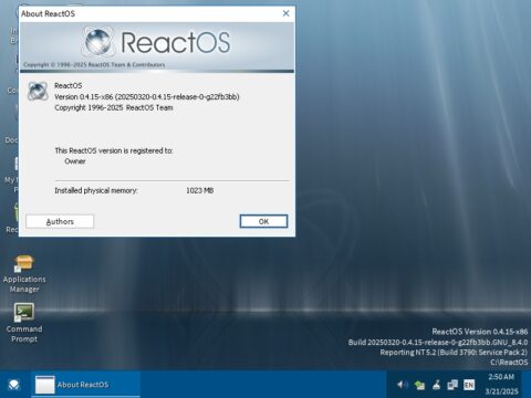 ReactOS wurde als Version 0.4.15 freigegeben [Update] - Deskmodder.de