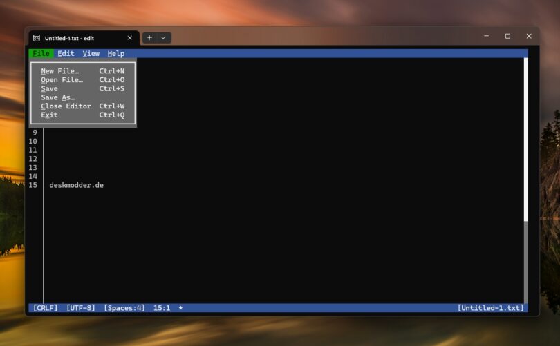 Edit Editor von Microsoft mit einem Update auf die Version 1.1.0 erschienen - Deskmodder.de