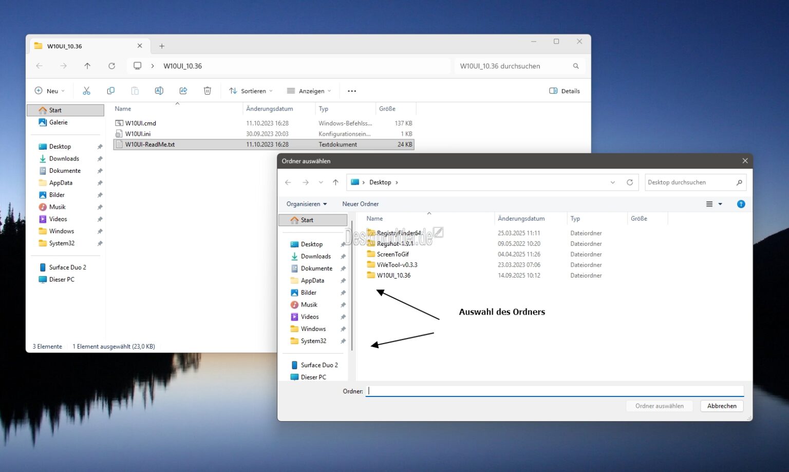 Windows 11 Freigabemenü am oberen Rand jetzt auch mit Verschieben in ...