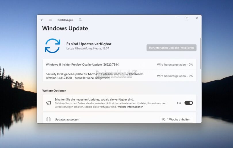 KB5070316 Windows 11 25H2 [Manueller Download] Update für die Beta und ...