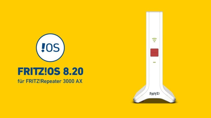 FRITZ!Repeater 3000 AX erhält das FRITZ!OS 8.20 - Deskmodder.de