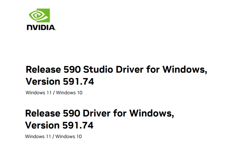 GeForce und Studio Grafiktreiber 591.74 mit DLSS 4.5 Super Resolution ...