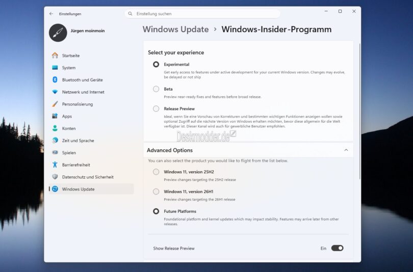 Windows 11 - Die einzelnen Kanäle in der Übersicht (Update Juni 2026 ...