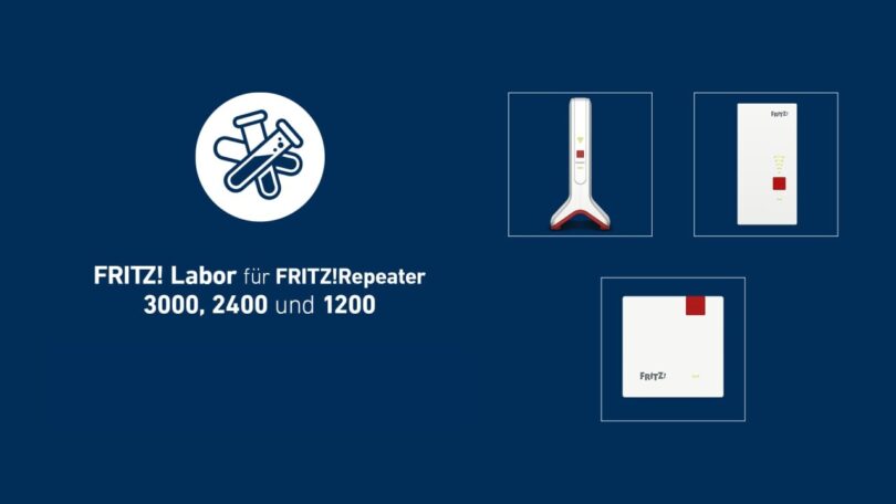 FRITZ!Repeater 3000, 2400, 1200 starten mit einem Labor als Release ...