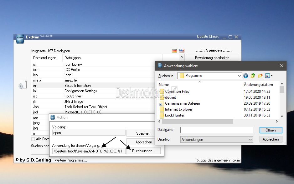 Datei:ExtMan Dateityp zuordnen und Icon aendern Windows 10 002.jpg ...