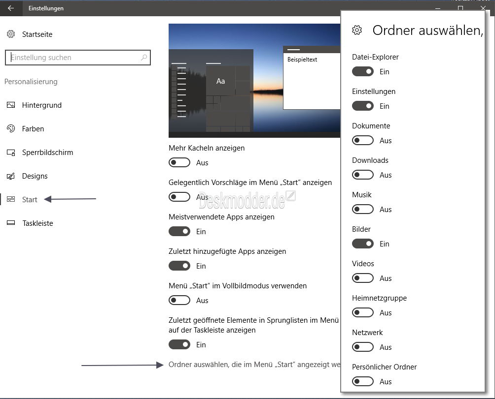 Datei:Startmenue-einstellungen-oeffnen.jpg Deskmodder Wiki