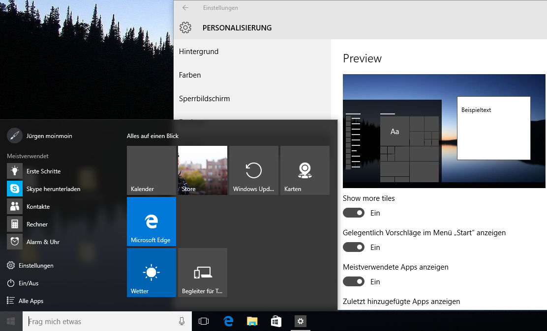 Datei:Startmenue-windows-10-3-oder-4-kacheln.jpg Deskmodder Wiki