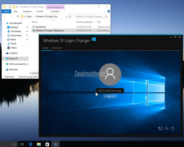 Anmeldebildschirm Login Screen Bild Farbe ändern Windows 10 Deskmodder Wiki