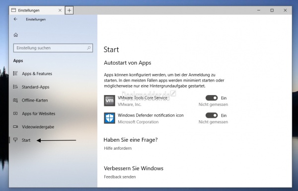 Autostart Windows 10 Programme deaktivieren hinzufügen entfernen ...