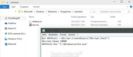 Autostart Windows 10 Programme deaktivieren hinzufügen entfernen ...