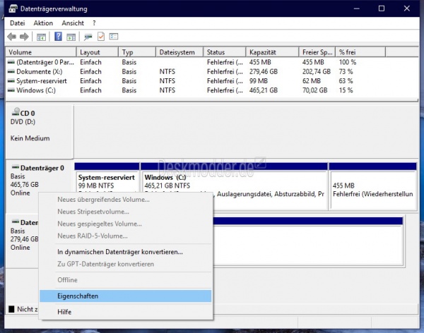 MBR zu GPT ändern Festplatte konvertieren Windows 10 Deskmodder Wiki