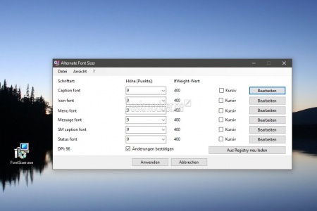 Ändern der Textgröße Windows 10 Deskmodder Wiki