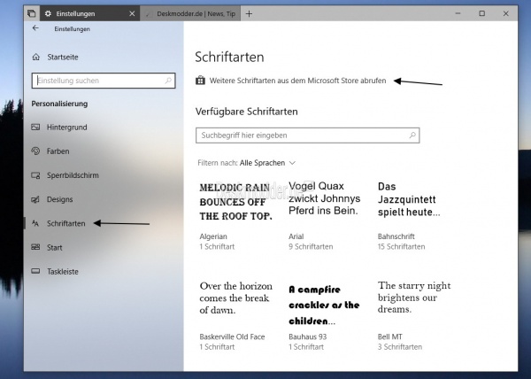 Windows 10 Personalisierung Die richtigen Einstellungen Deskmodder Wiki
