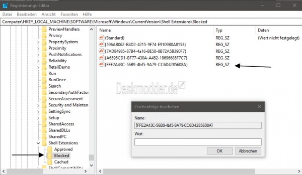 Kontextmenü Windows 10 Einträge entfernen Deskmodder Wiki