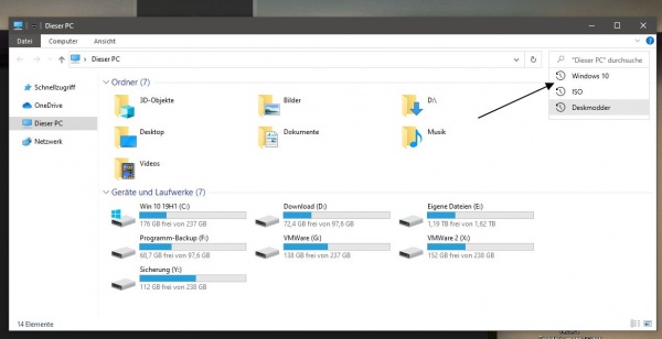 Datei Explorer Suchverlauf löschen Windows 10 Deskmodder Wiki