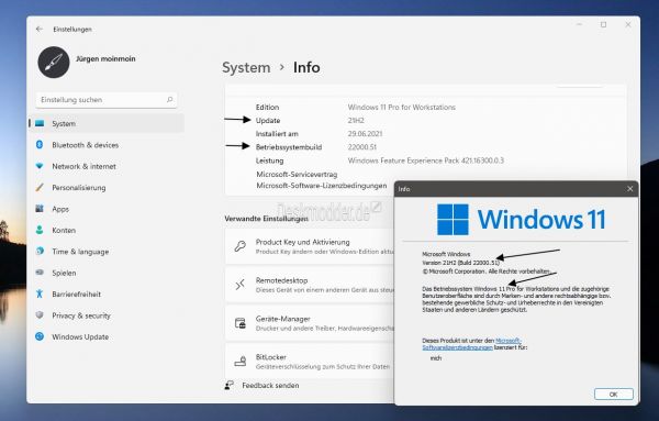 Windows 11 Welche Version ist installiert Deskmodder Wiki