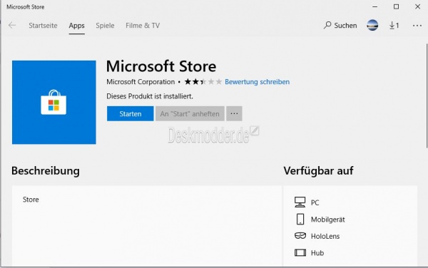 Windows 10 Store App wieder installieren Deskmodder Wiki