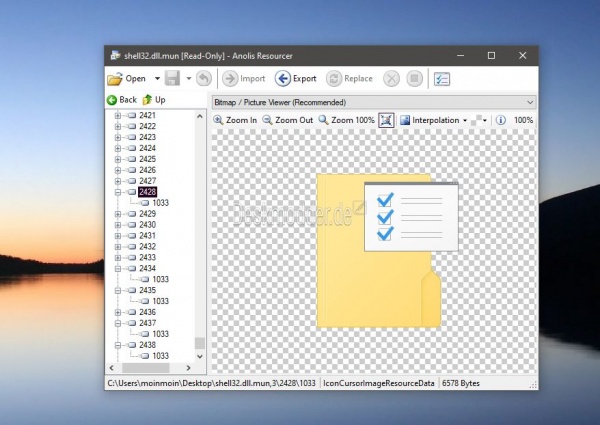 Imageres Dll Mun Shell32 Dll Mun Neuer Speicherort Der Windows 10 Icons