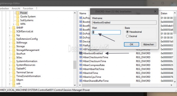 Schnellstart Hybridmodus aktivieren deaktivieren oder verkleinern ...