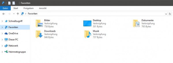 Favoriten im Datei Explorer hinzufügen Windows 10 Deskmodder Wiki