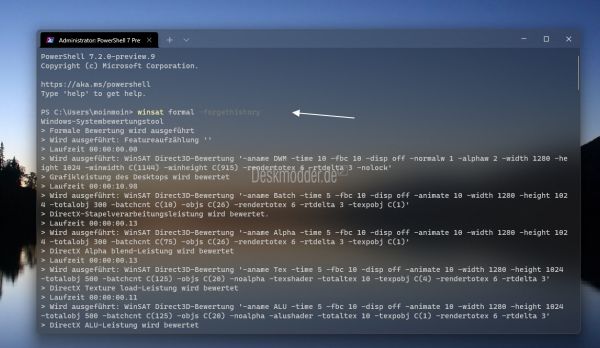Leistungsindex erstellen ermitteln Windows 10 Deskmodder Wiki