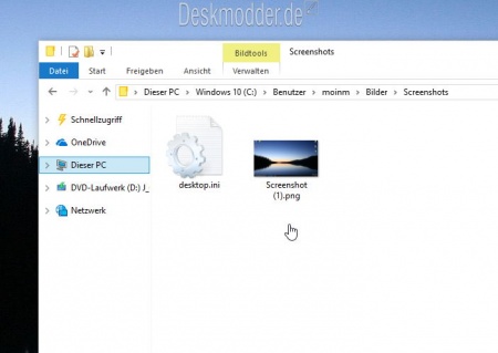 Bild Screenshot in Windows 10 erstellen Deskmodder Wiki