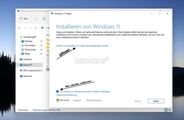 Windows 11 Inplace Upgrade Reparatur oder Feature Update Deskmodder Wiki