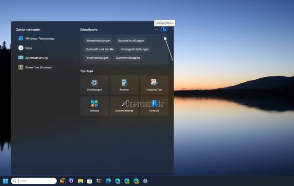 Bing Symbol in der Windows 11 Suche ausblenden Deskmodder Wiki