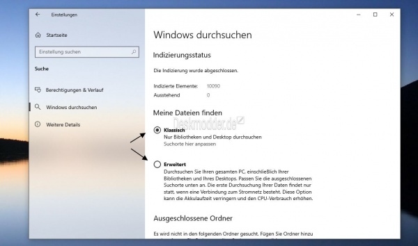 Die Suche in Windows 10 richtig nutzen Deskmodder Wiki