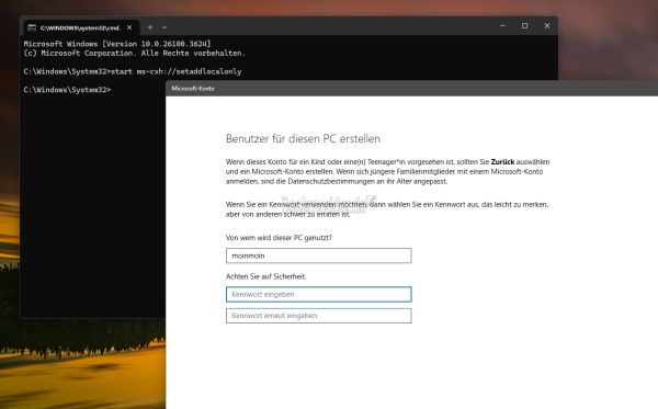 Lokales Konto erstellen Windows 11 Deskmodder Wiki