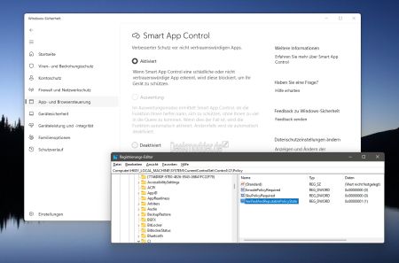 Smart App Control ohne Neuinstallation aktivieren oder auf Auswertung setzen Deskmodder Wiki