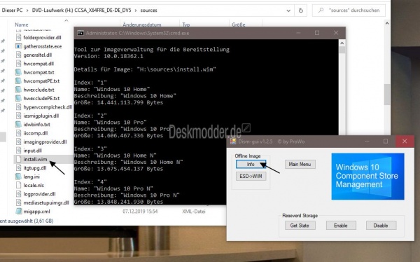 Windows ISO Informationen herausfinden Deskmodder Wiki